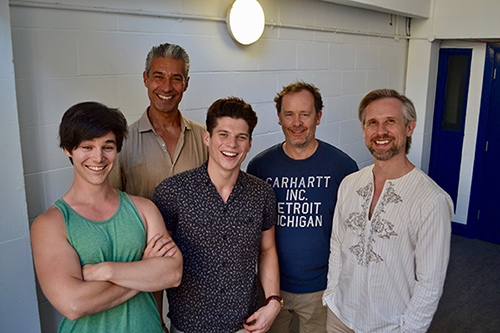 Sam Hallion (Quincey Harker), Silas Carson (Evelyn Skinsale), Lewis ...